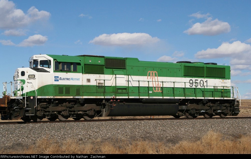 Rare SD60MAC, not BN owned.